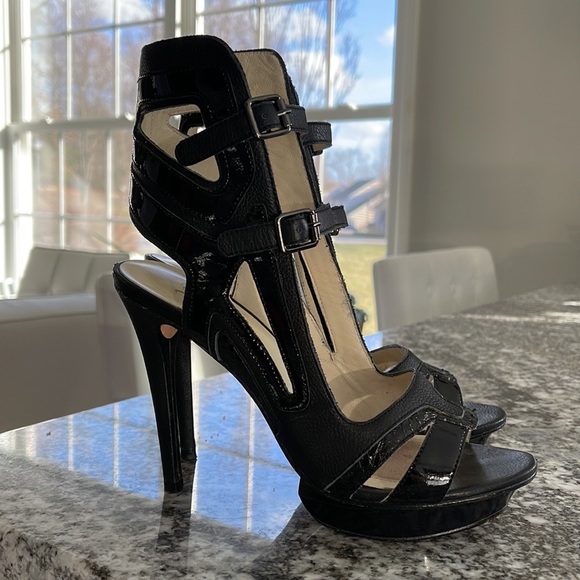Velvet Angels | Shoes | Sexy Black Platform Stiletto Heels Sandal By ...